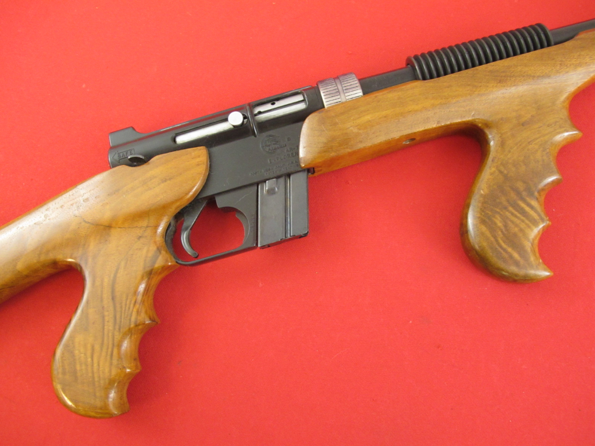 Armalite Model Ar-7 Explorer 22lr, Tommy Gun Style, 18in Blue/Wood, No ...