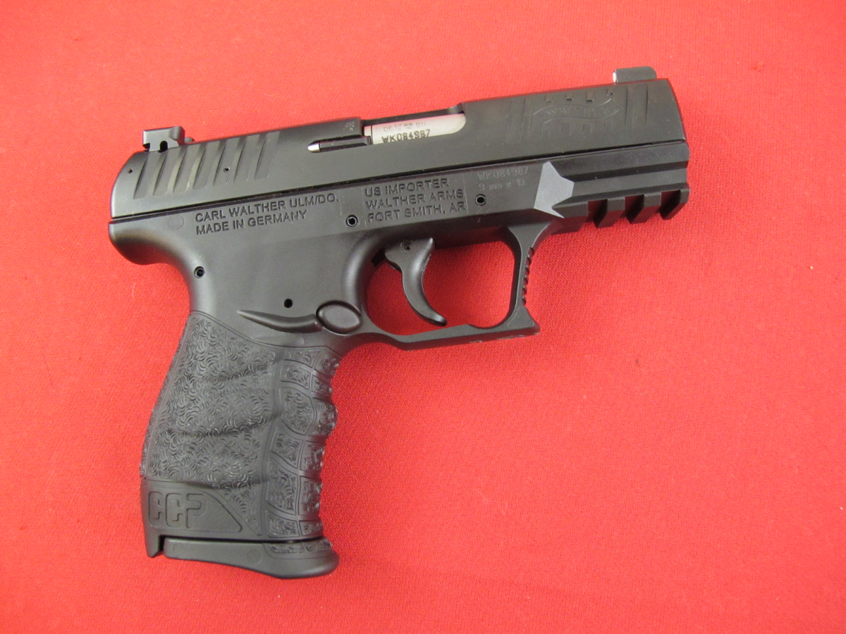 Walther Model Ccp 9mm, 3.5in Blue, Night Sights, W/Box, No Reserve 9mm ...