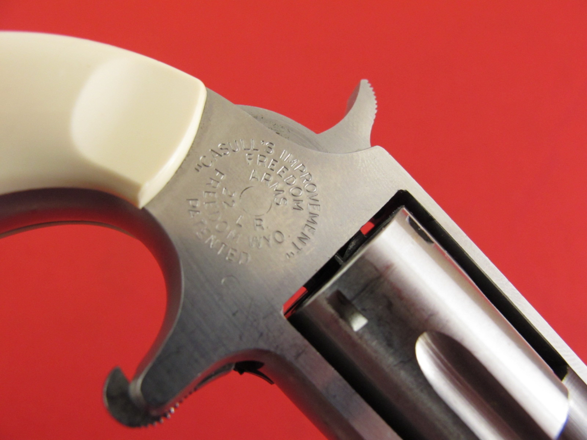 Freedom Arms Mini Revolver 22lr, 1.75in Stainless, Simulated Ivory ...