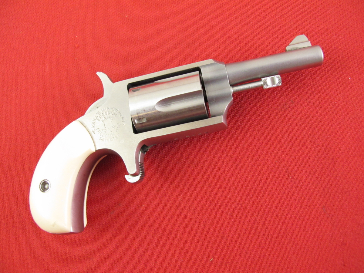 Freedom Arms Mini Revolver 22lr, 1.75in Stainless, Simulated Ivory ...