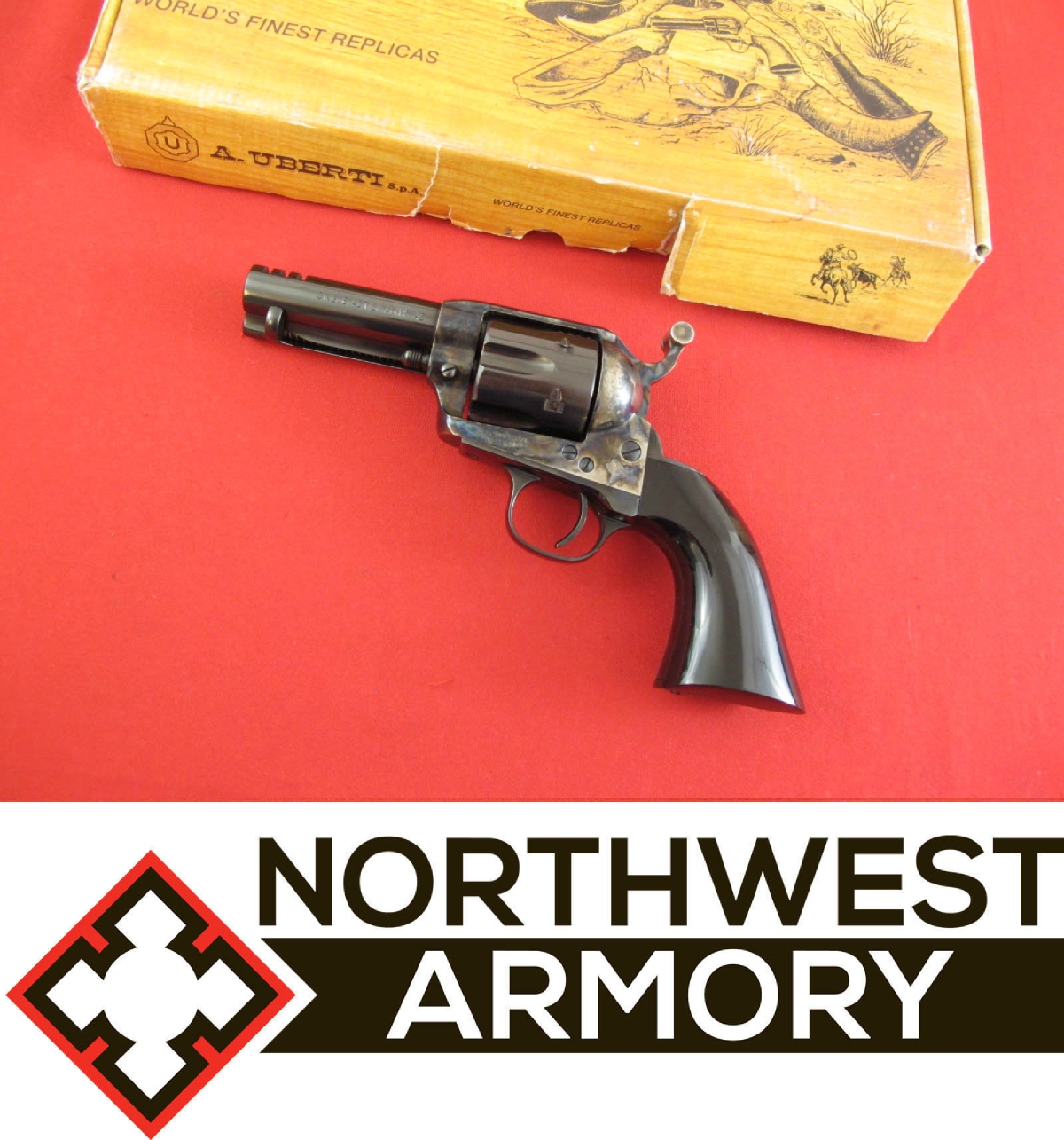 Uberti 1873 Expendables Limited Edition Saa 45 Colt, 3.5in, Blue W/Case ...