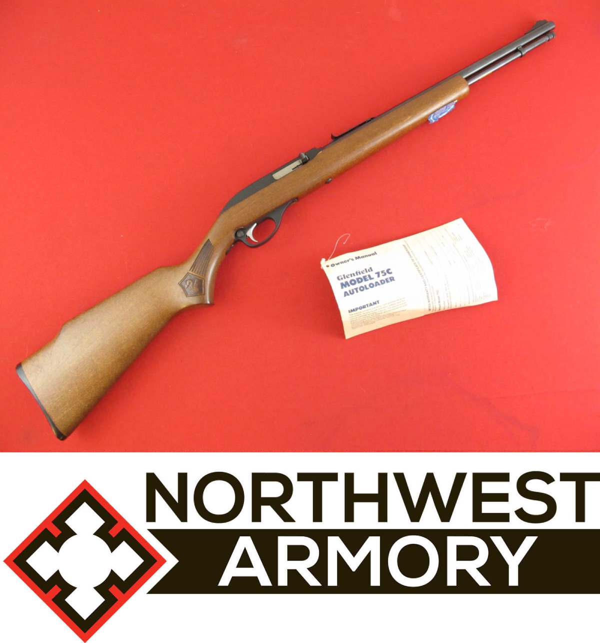 Glenfield/Marlin Model 75c 22lr, 18in Blue/Wood, No Reserve .22 Lr For ...