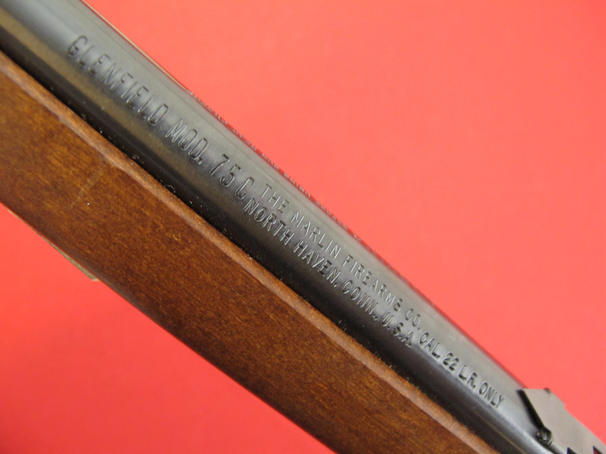 Glenfield/Marlin Model 75c 22lr, 18in Blue/Wood, No Reserve .22 Lr For ...