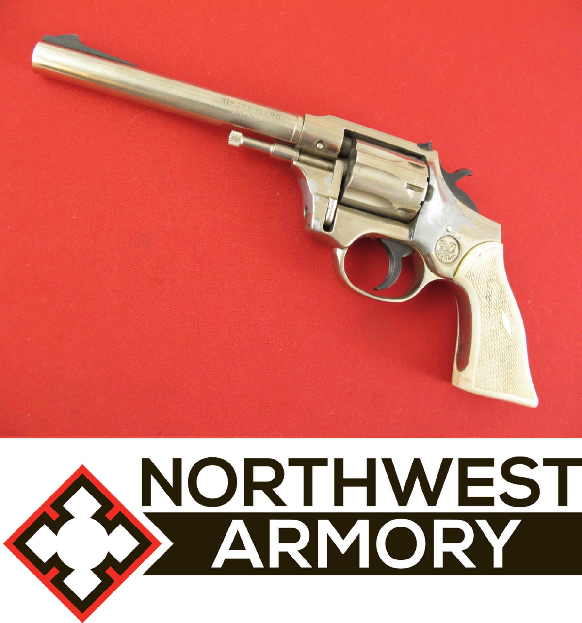 High Standard Model R-101 Sentinel 22lr, 6in Nickel, Mfg 1956-1964, C&R ...