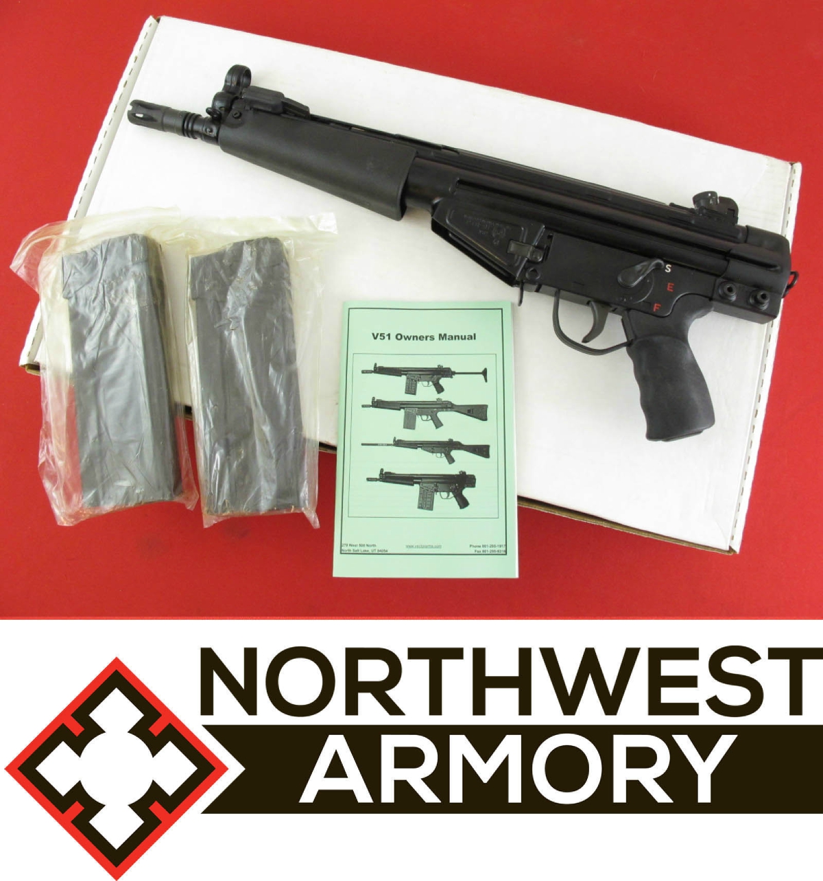 Vector Arms Ptr-91 V51p 308win Pistol, Hk Clone, Like New In Box, No ...
