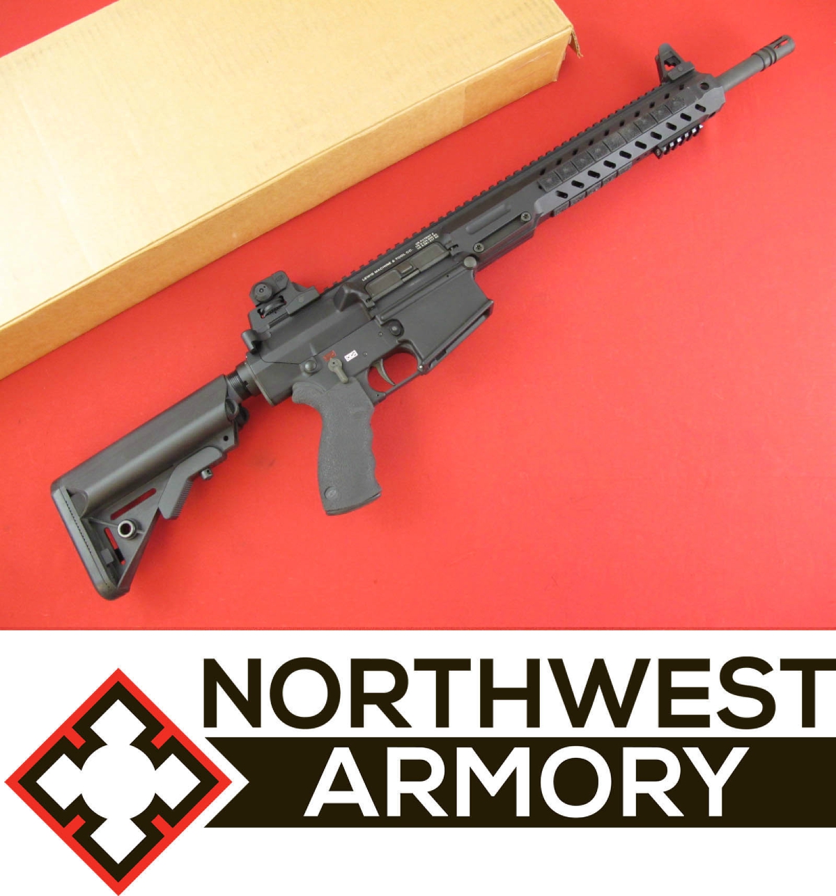 Lewis Machine & Tool Co Model Cqb Lm8 Mws 308win, 16in Barrel, 20rd Mag, Like New In Box, No ...