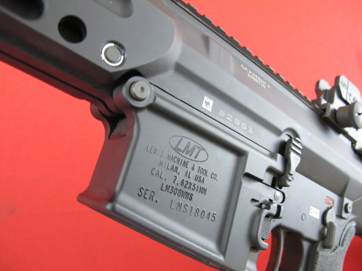 Lewis Machine & Tool Co Model Cqb Lm8 Mws 308win, 16in Barrel, 20rd Mag, Like New In Box, No ...