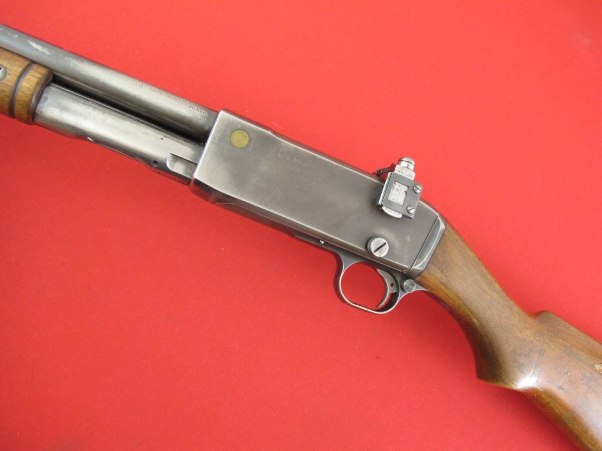Remington Model 14 30 Rem, 22in Blue/Wood, Redfield Peep Sight, Mfg ...