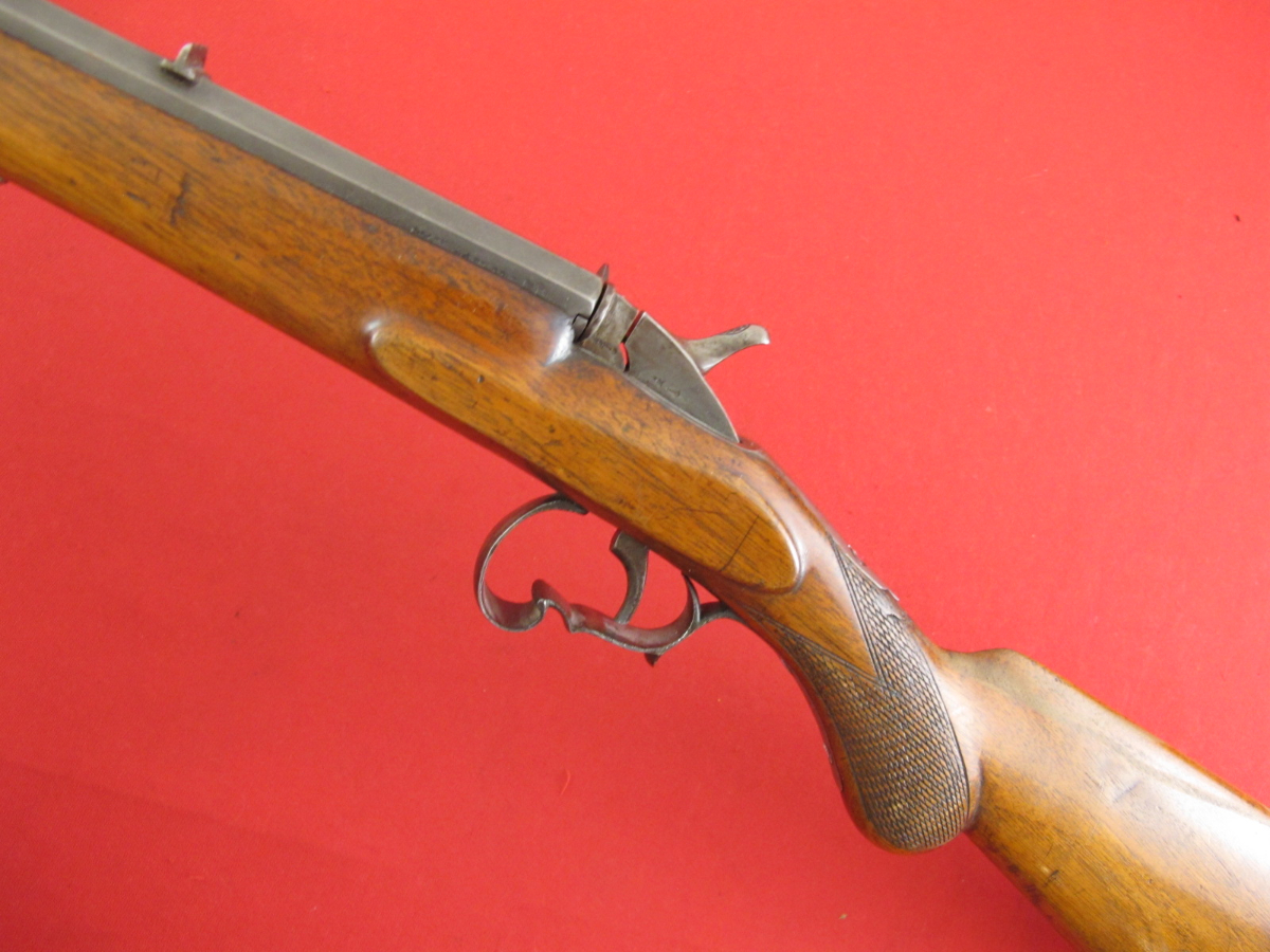 Belgium Flobert Single Shot Parlor Rifle, 22lr, 22in Oct, Checkered ...