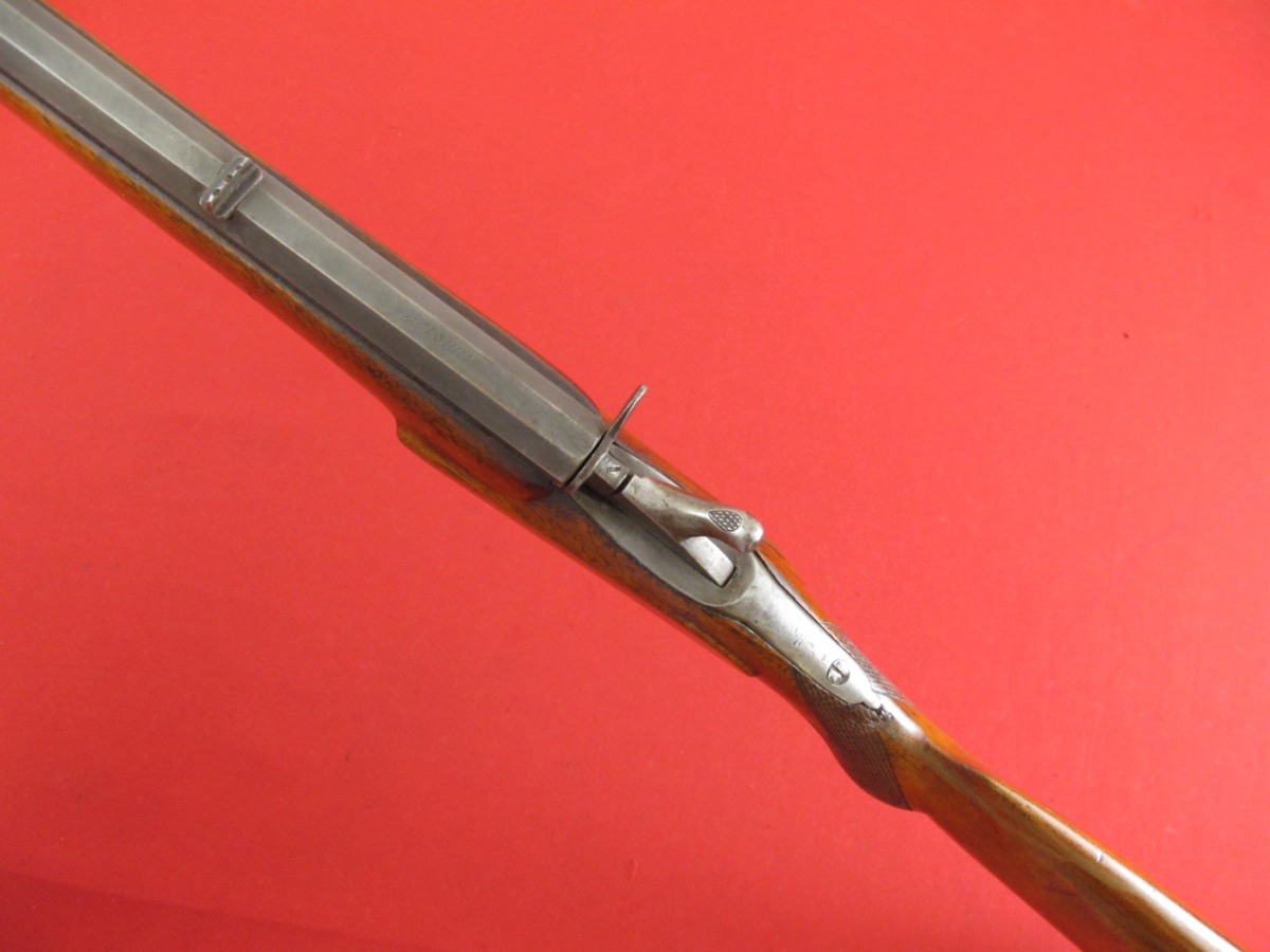 Belgium Flobert Single Shot Parlor Rifle, 22lr, 22in Oct, Checkered ...