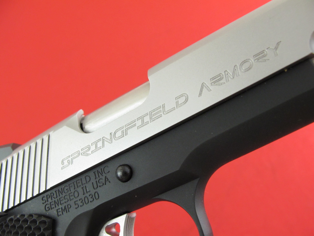 Springfield Model 1911 Emp4 Champion Lw 9mm, 4in Bi Tone, Concealed ...