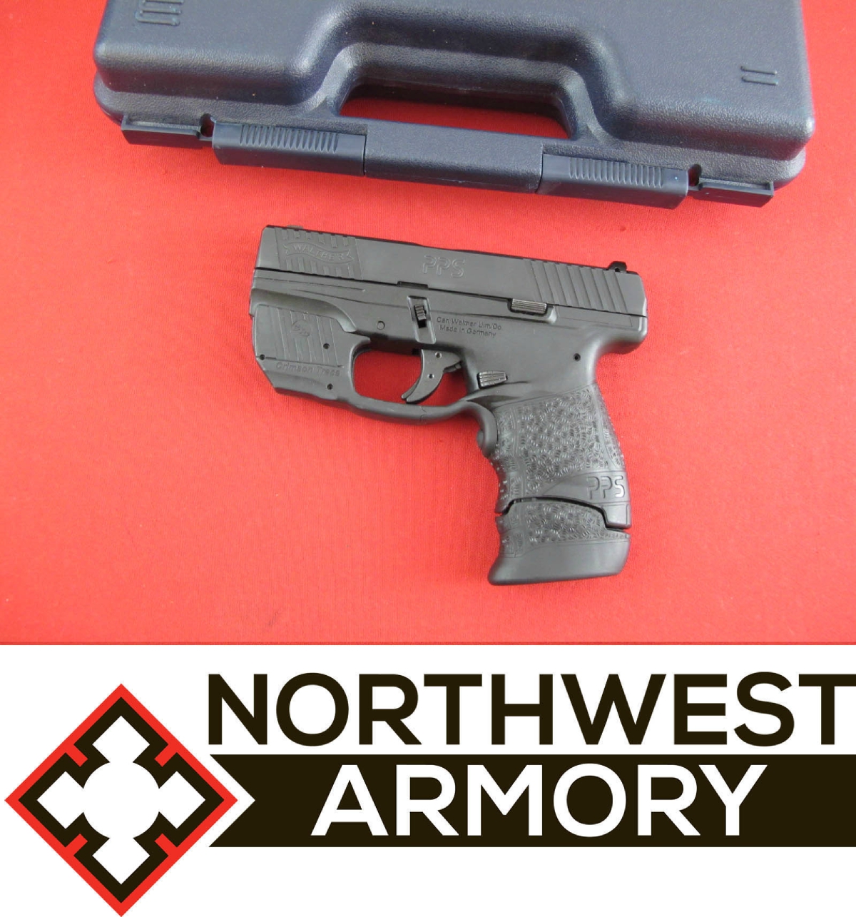 Walther Model Pps M2 9mm, 3.25in Blue, W/Crimson Trace Laser & Box, No ...