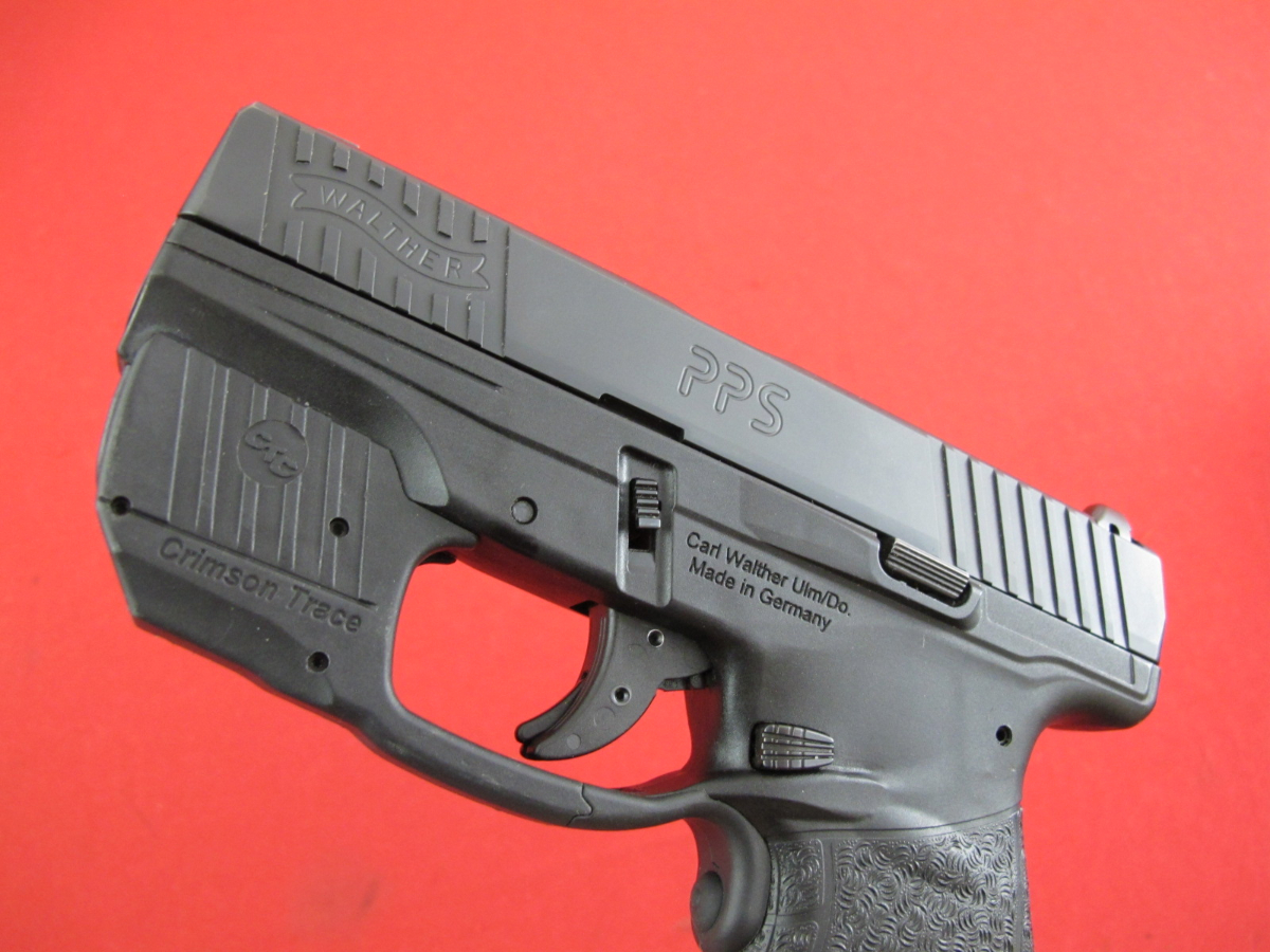 Walther Model Pps M2 9mm, 3.25in Blue, W/Crimson Trace Laser & Box, No ...