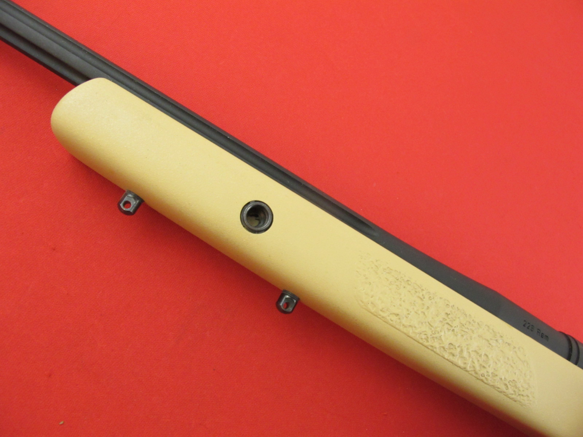 Remington Model 700 223, 22in Fluted Heavy Barrel, Blue, Custom Tan ...