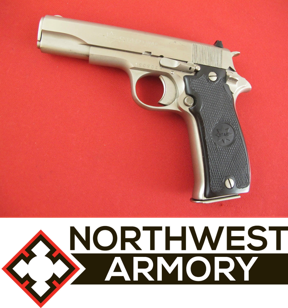 Star Model Ss 380acp, 3 3/4in Starvel ( Nickel ), Made In Spain ...