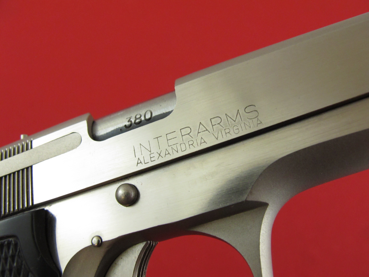 Star Model Ss 380acp, 3 3/4in Starvel ( Nickel ), Made In Spain ...