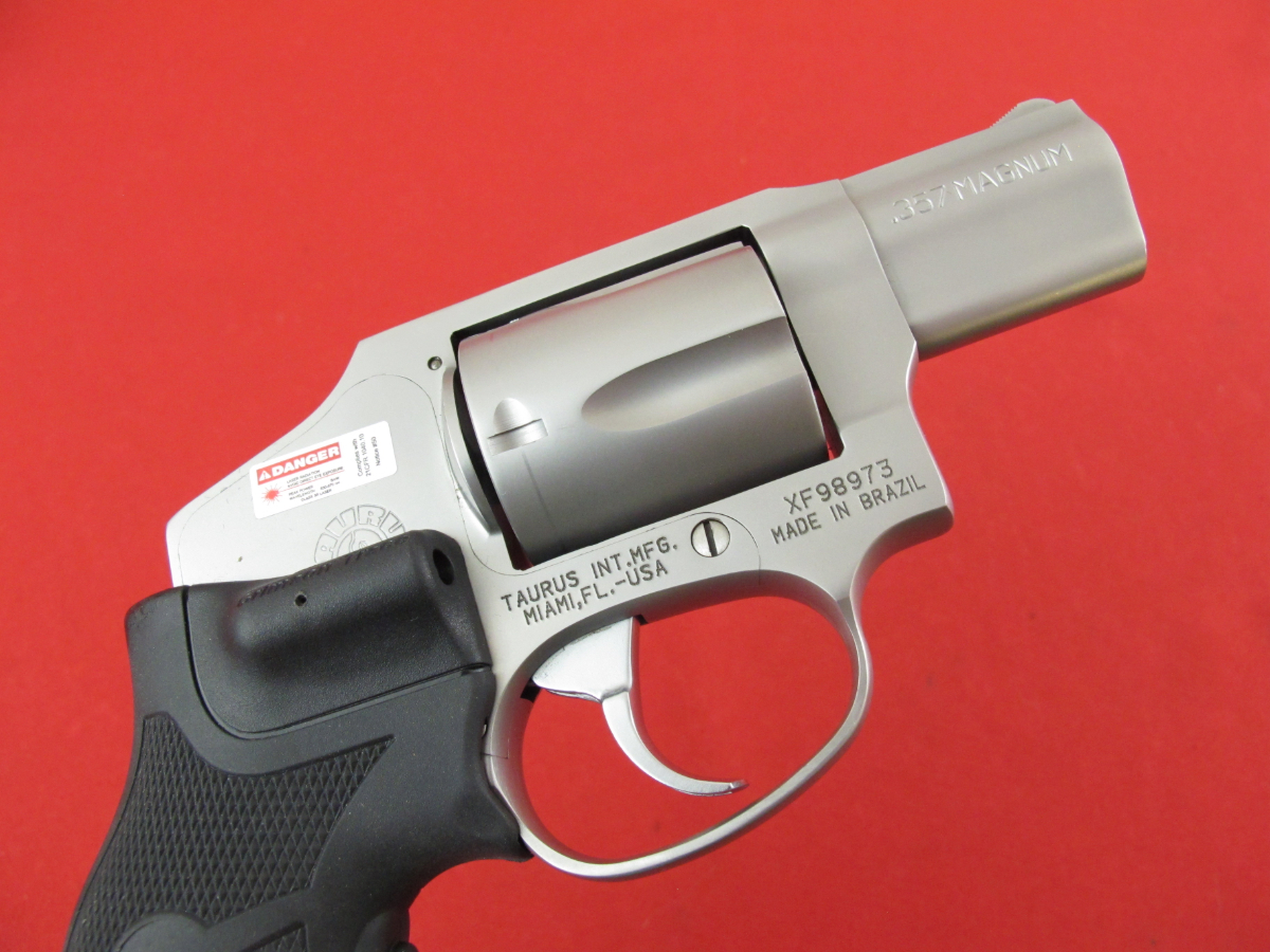Taurus Model 650 357mg, 2in Stainless, W/Crimson Trace Lasergrip & Box ...