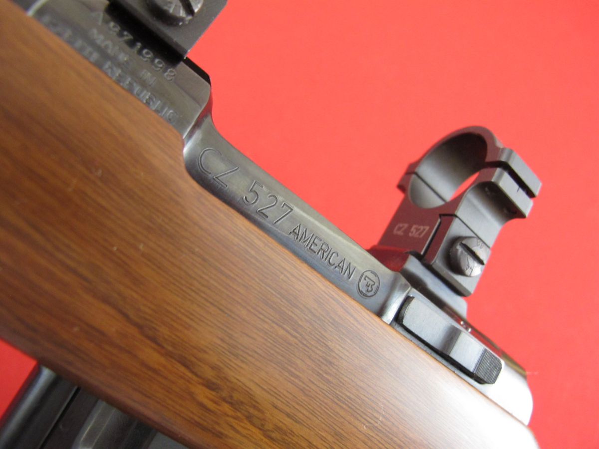 Cz Model 527 American 221 Fireball, 22in Blue/Wood, W/Rings, Nice, No ...