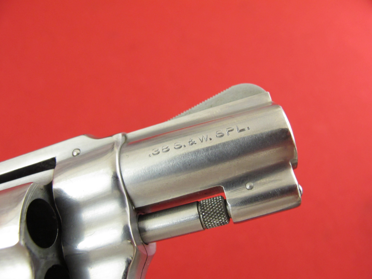Smith & Wesson Model 60 38sp, 2in Stainless, Wood Grips, Mfg 1974-77 No ...