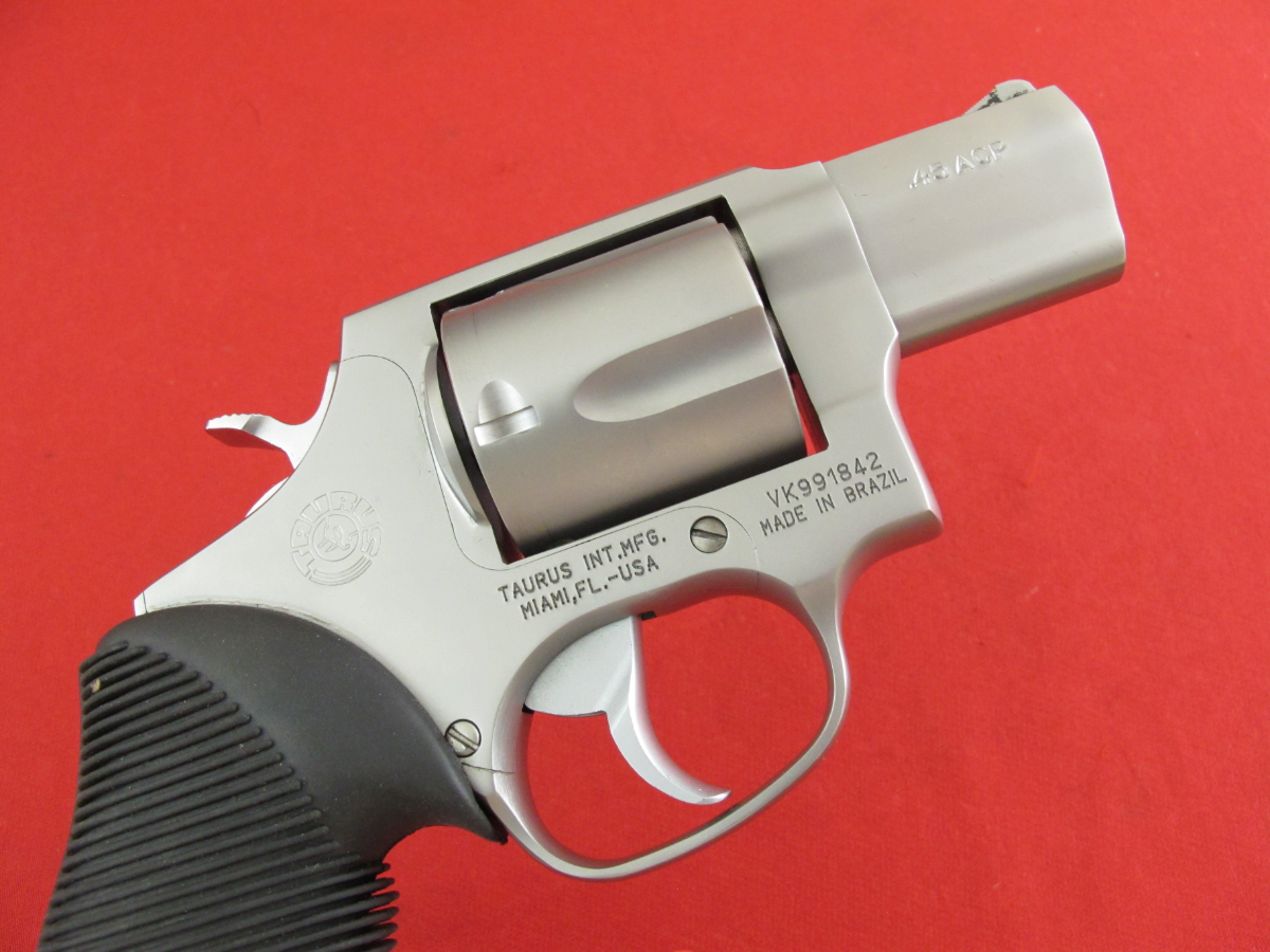 Taurus Model 455 45acp, 5-Shot, 2in Stainless, W/Box, No Reserve .45 ...