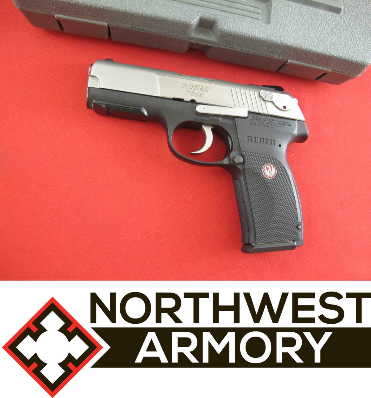 Ruger Model P345 45acp, 4.25in Stainless, W/Box, No Reserve .45 Acp For ...