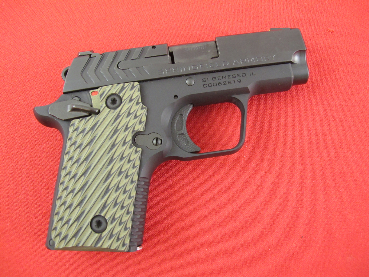 Springfield Model 911 380acp, 2.75in Blue, Night Sights, G10 Grips, No ...