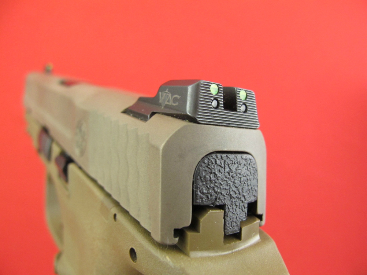 Smith & Wesson Model M&P 9mm Vtac, 4.25in Fde, W/Box & Night Sights, No ...