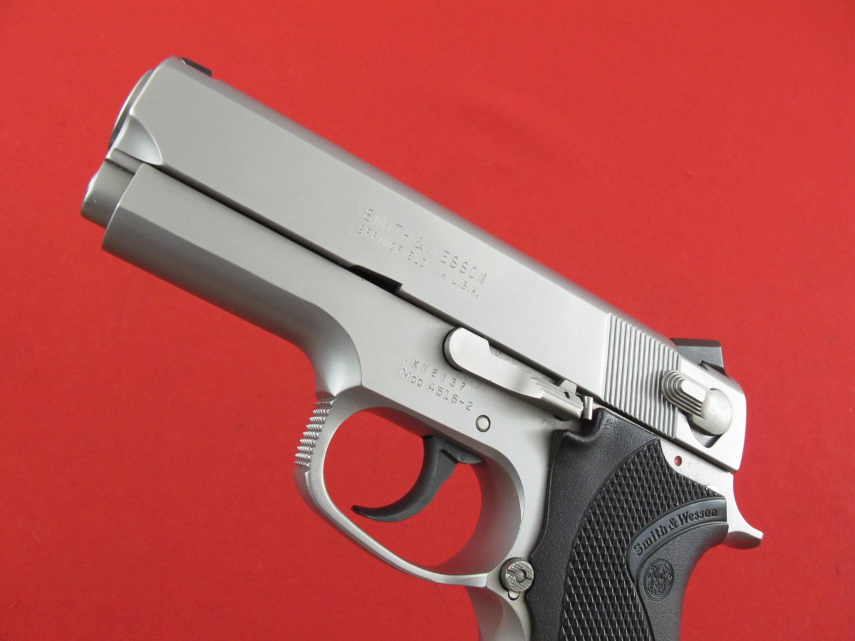 Smith & Wesson Model 4516-2 45acp, 3.75in Stainless, Nice, No Reserve ...