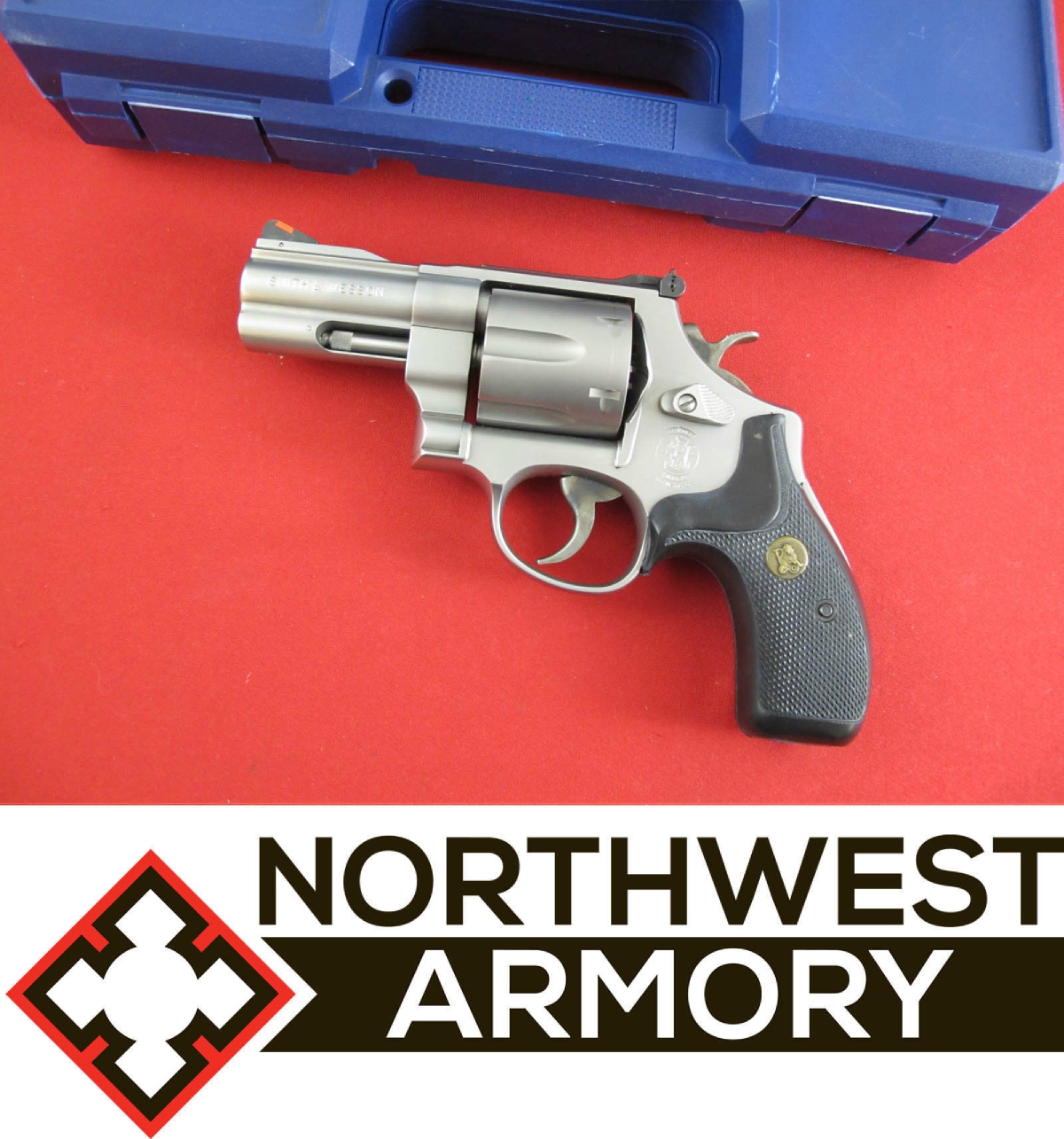 Smith & Wesson Model 657 41mg, 3in Stainless, Pachmayr Grips, w/Box ...