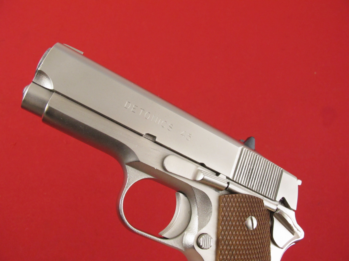 Detonics Combat Master Mk1 45acp, Nickel, W/Soft Case & Manual, Nice No ...
