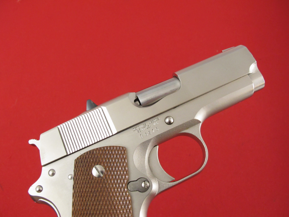 Detonics Combat Master Mk1 45acp, Nickel, W/Soft Case & Manual, Nice No ...