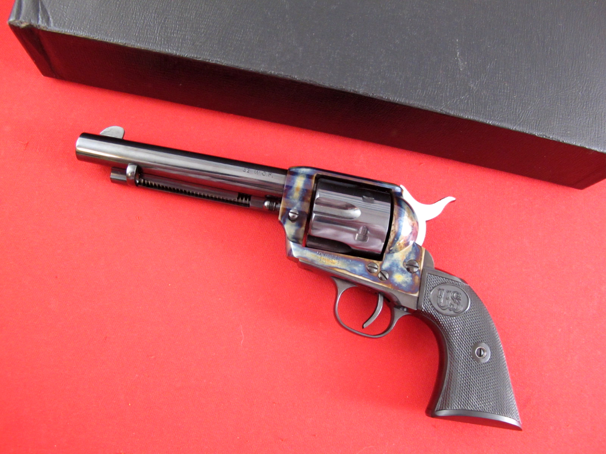 Us Firearms Single Action 32 Wcf, 5.5n Blue/Case Colors, W/Box & Extra ...