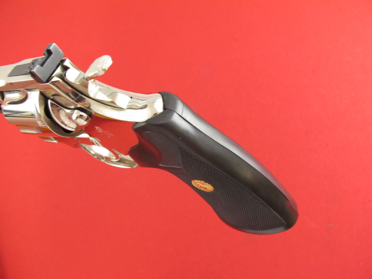 Colt Python 357mg, 6in Nickel Vr, Rubber Grips, W/Owner, Mfg 1981, Nice ...