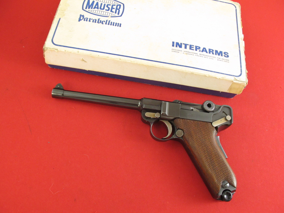Mauser American Eagle Luger 9mm, 6in Blue, W/Box, Made In Germany ...
