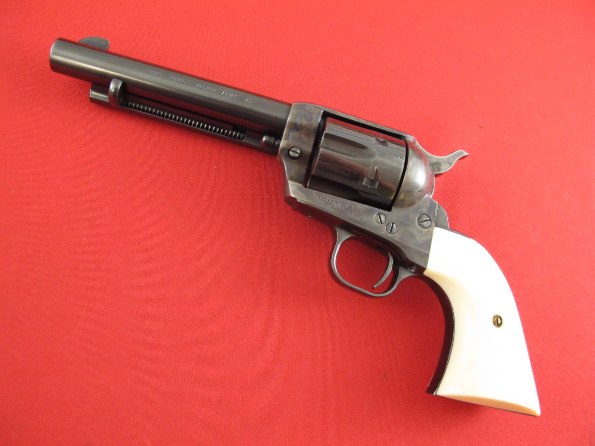 Colt Saa 45 Long Colt, 3rd Gen, 5.5in Blue W/Case Colors, No Reserve ...