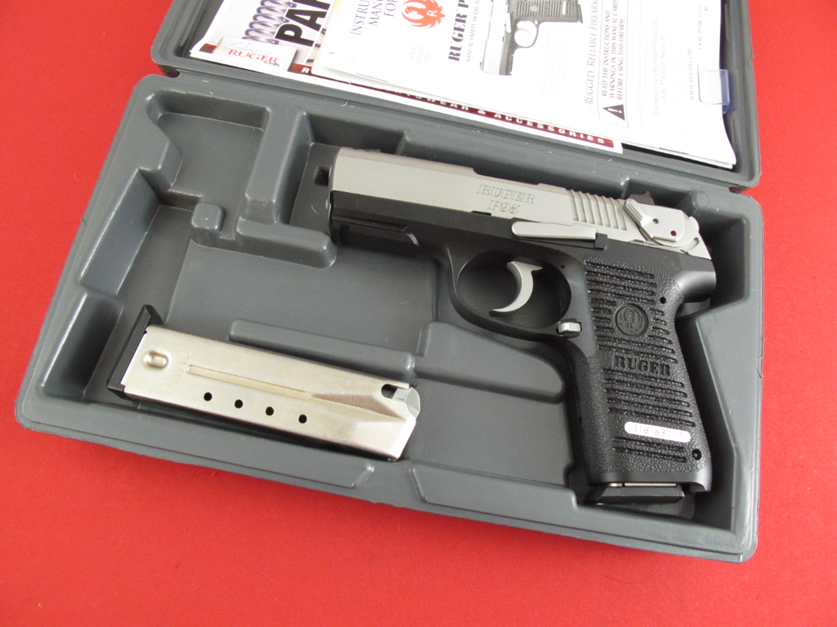 Ruger Model P95 9mm, 4in Stainless, W/Box And Owner 9mm Luger For Sale ...