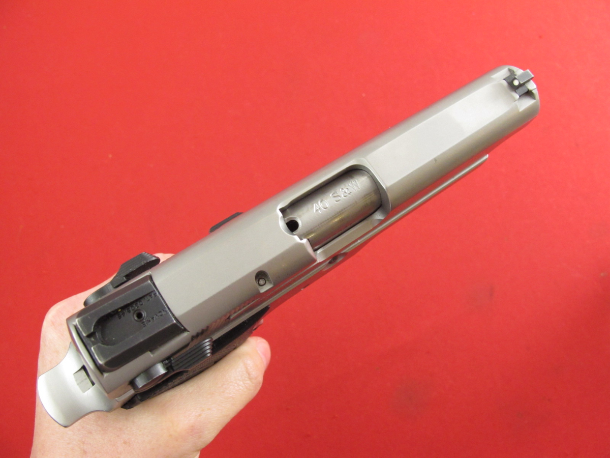 Smith & Wesson Model 4006tsw 40sw, 40 Tactical, 4in Stainless, No ...