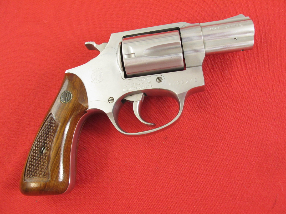 Rossi Model 88 38sp, 2in Stainless/Wood Grips, 5-Shot, No Reserve .38 ...