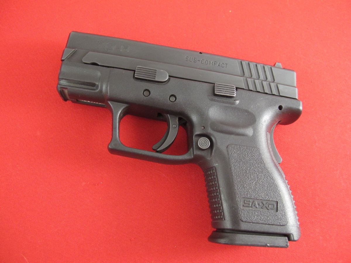 Springfield Model Xd 9mm, 3in Sub Compact, W/Box & 2 Mags, No Reserve ...
