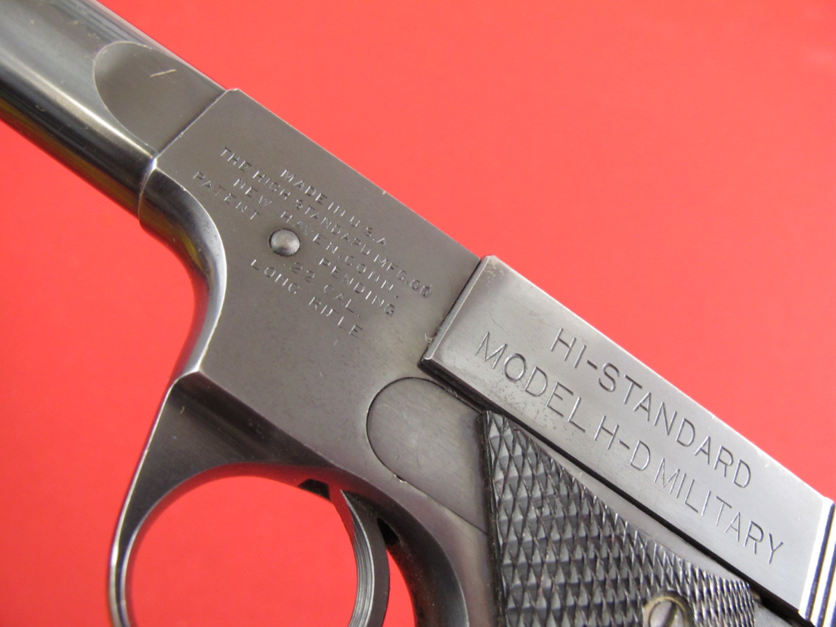 Hi Standard Model Hd-Military 22lr, 6.75in Blue, Mfg 1945-1950, C&R Ok ...