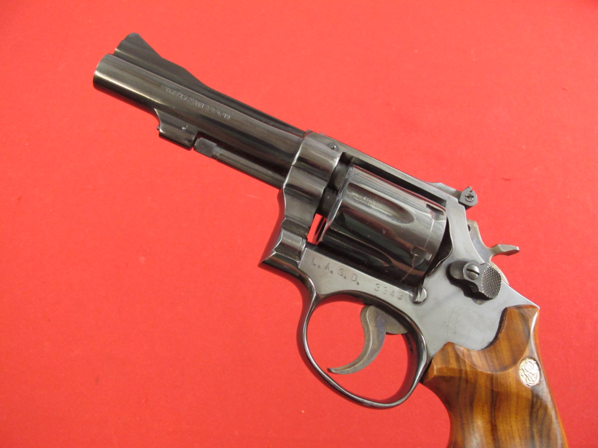 Smith & Wesson Model 15 38sp, 4in Blue, LASD Marked, MFG 1975, NO ...