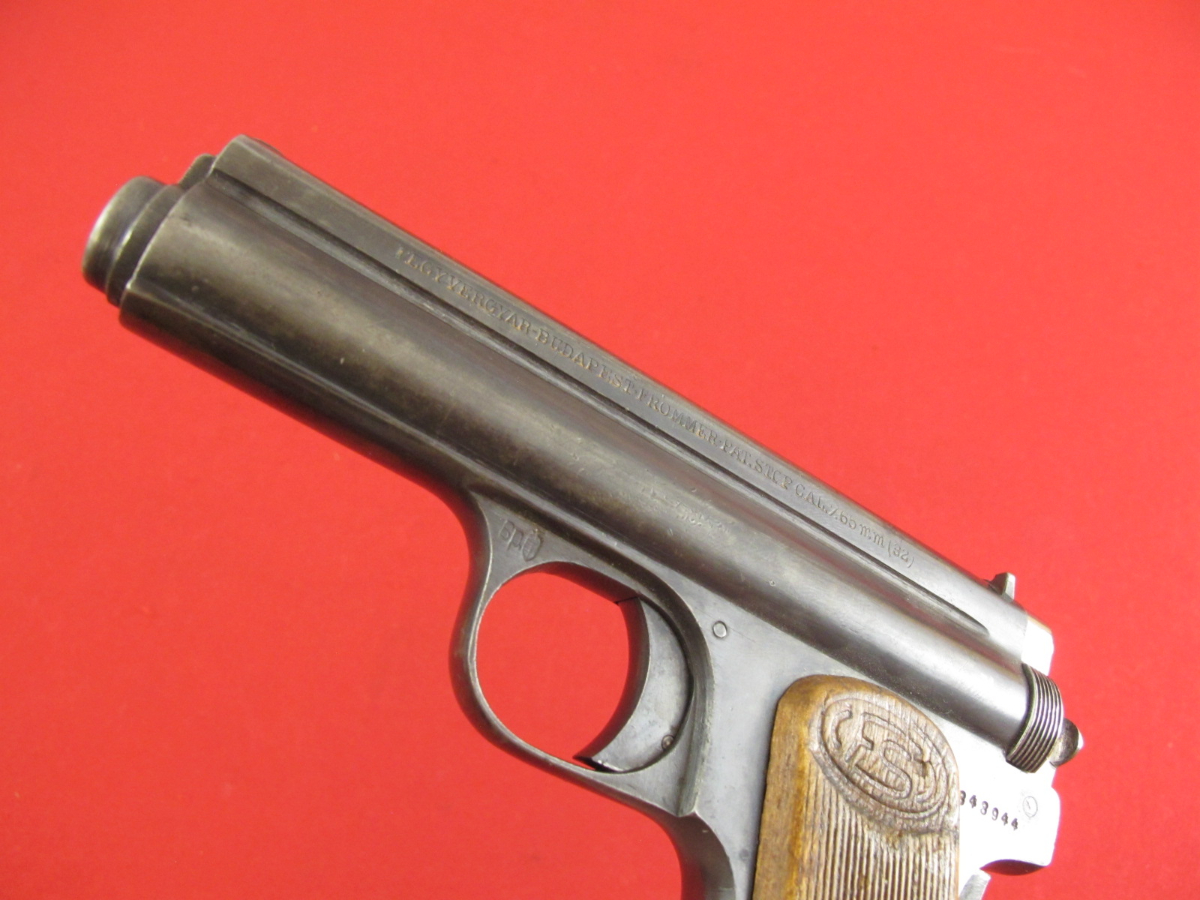 Feg Hungarian Frommer Stop 7.65mm, 3 7/8in Blue, Mfg 1912-1920, C&R Ok ...