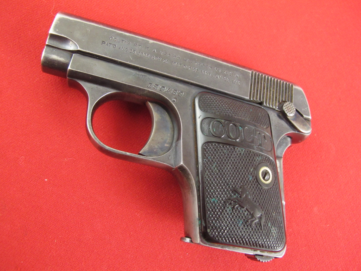 Colt Model 1908 Vest Pocket 25acp, MFG 1918, C&R OK, **NO RESERVE**