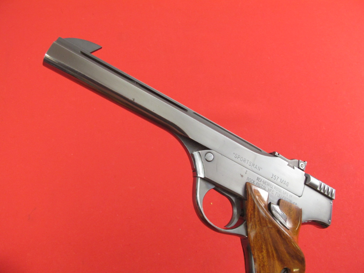 Rex Merrill Sportsman 357mg, 9in Vr Blue, Single Shot, No Reserve .357 ...