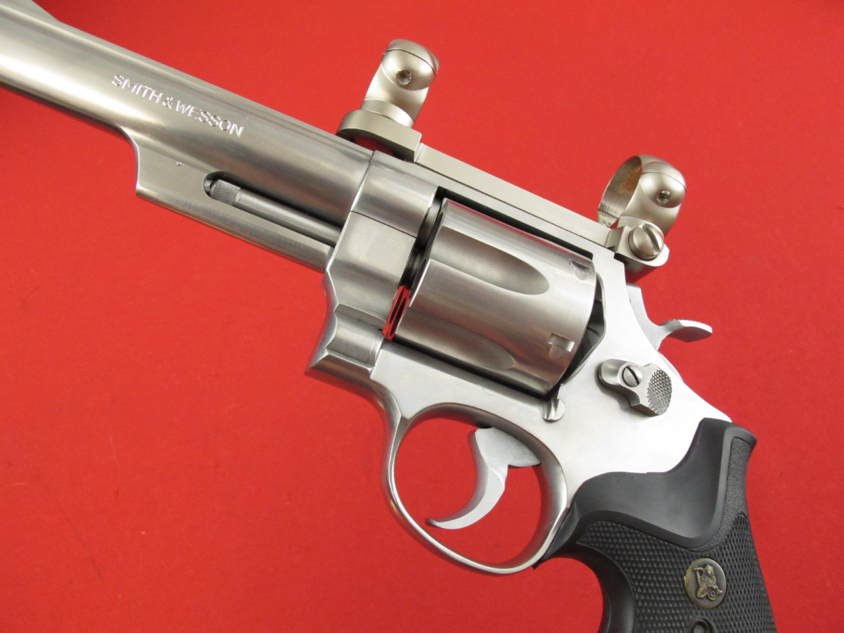 Smith & Wesson Model 629 44mg, 6in Stainless, Pachmayr Grips, Burris ...