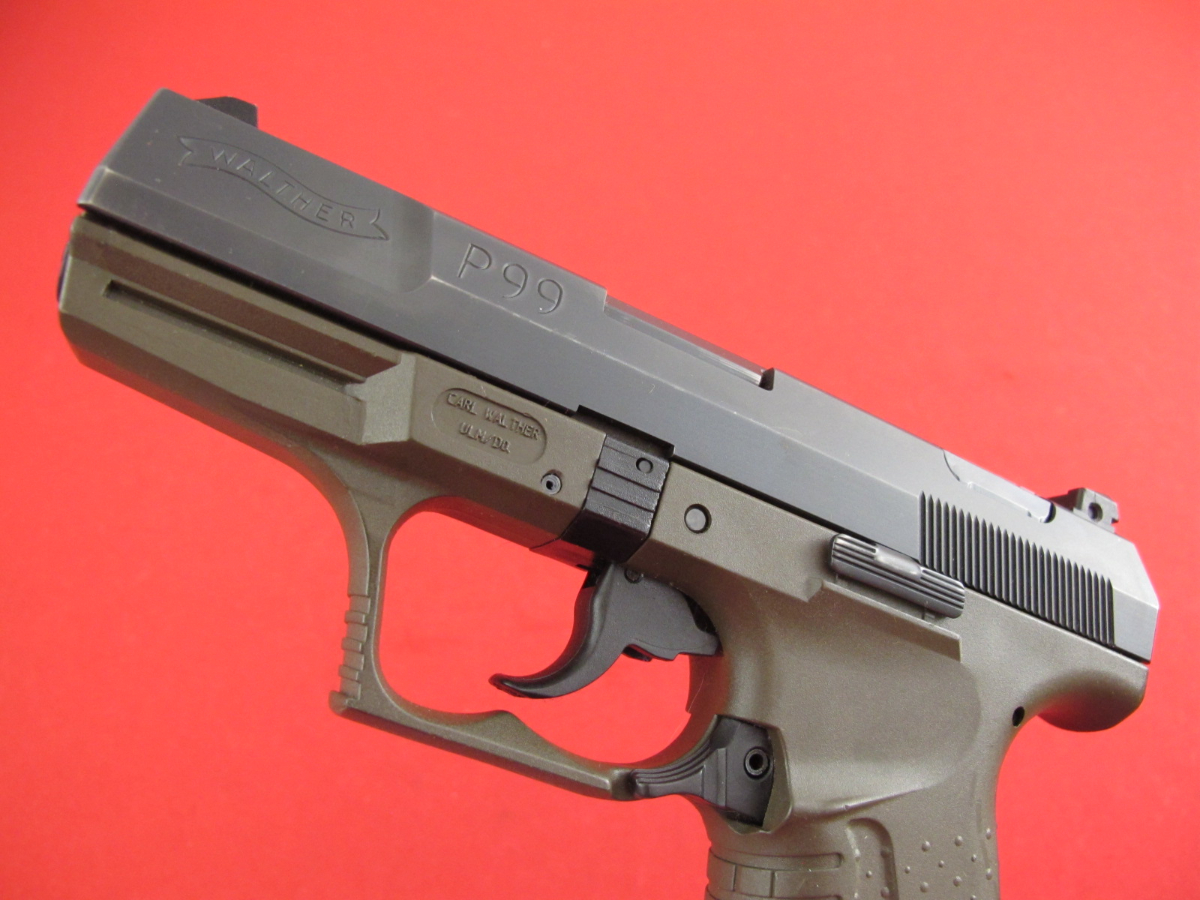 Walther Model P99 40SW, 4in Blue/ODG, w/Box, Manual, Test Target, & 2 ...