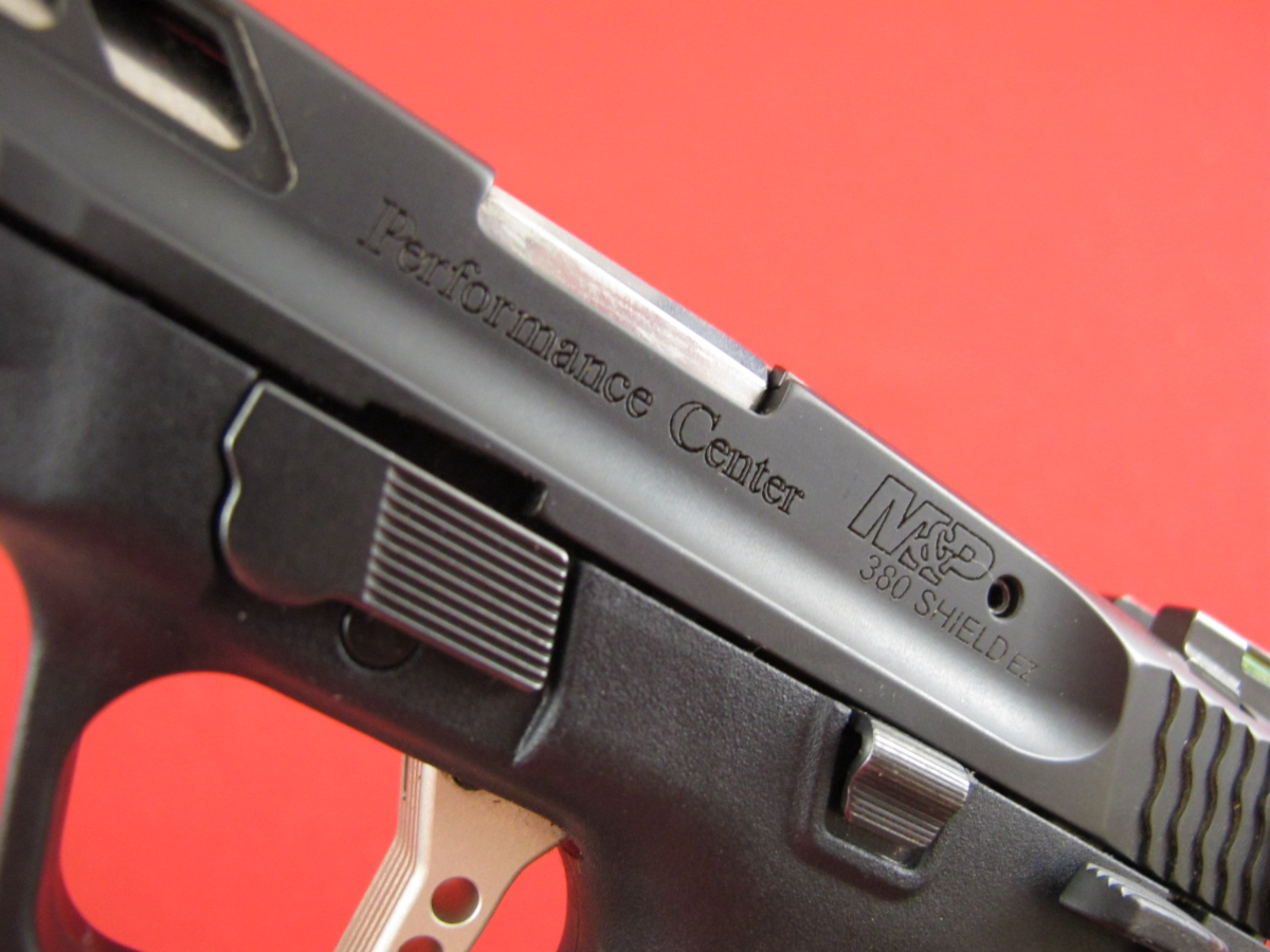 Smith & Wesson M&P Ez Shield 380acp, Performance Center, Silver Accents ...