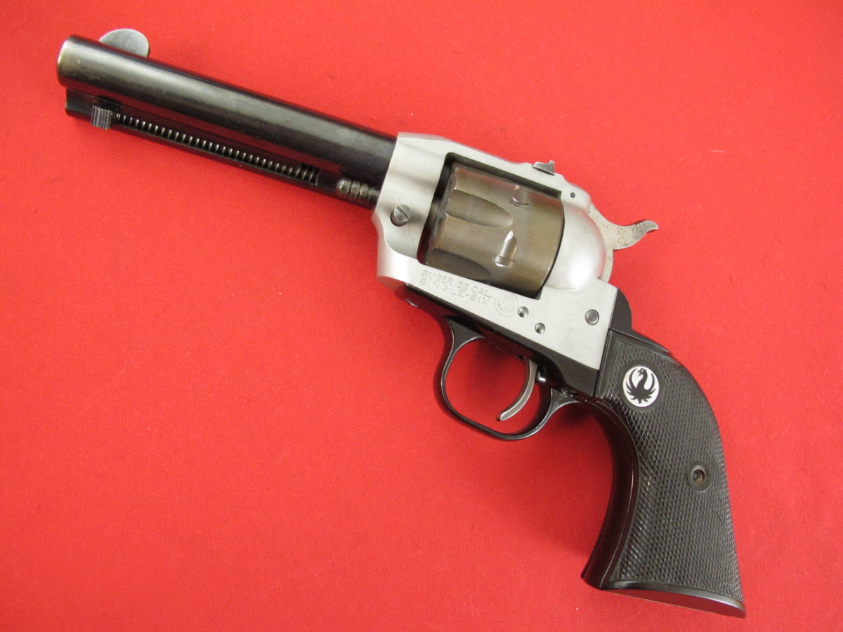 Ruger Single Six Flat Gate Lightweight 22lr, 4 5/8in Tri-Color, MFG ...