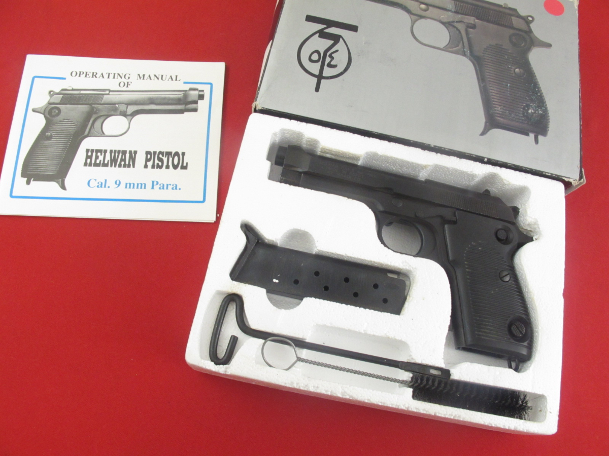 Century Arms Maadi Helwan 9mm, 4.5in Blue, Import, w/Box & Manual, NO ...