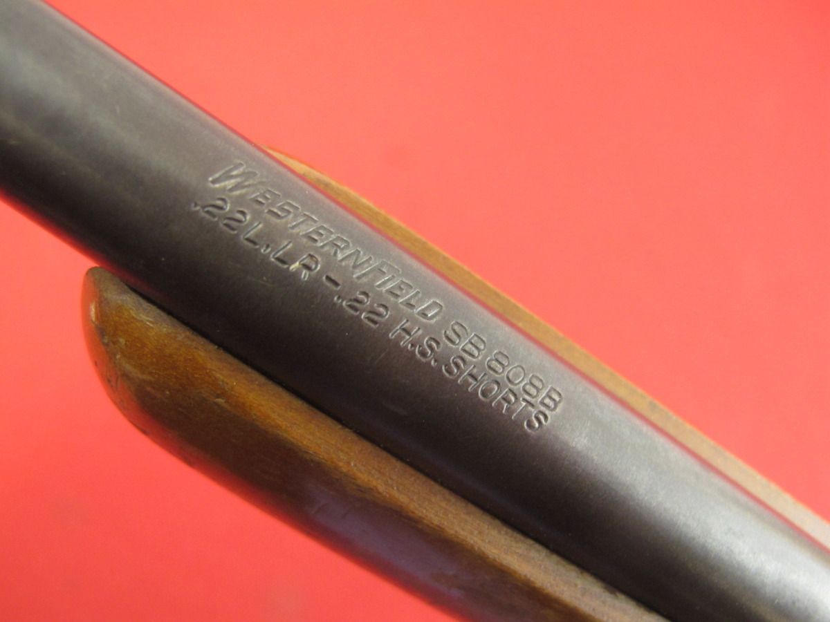 Western Field Model Sb808b 22lr, 20in Blue/Wood, No Reserve .22 Lr For ...